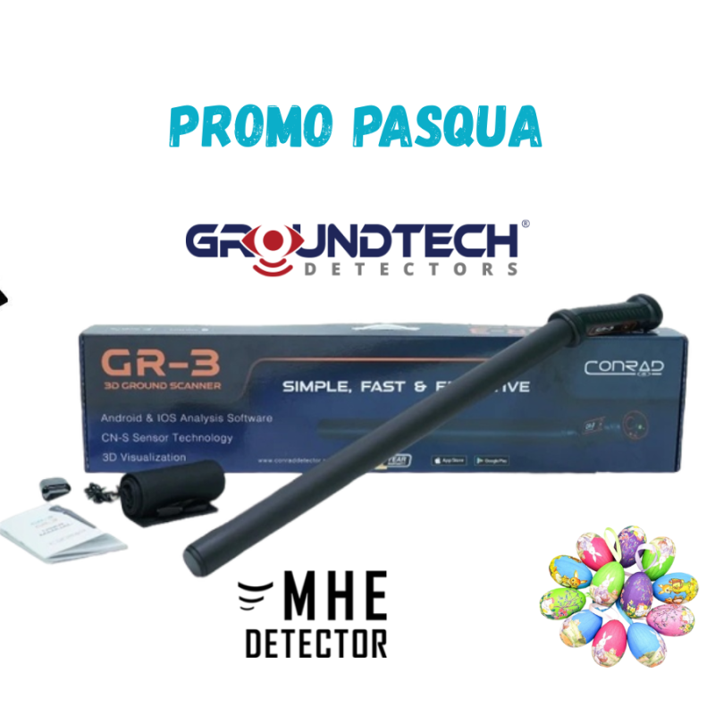 METAL DETECTOR CONRAD GR-3 PLUS- GROUNDTECH GEOSCANNER - Mhe Detector