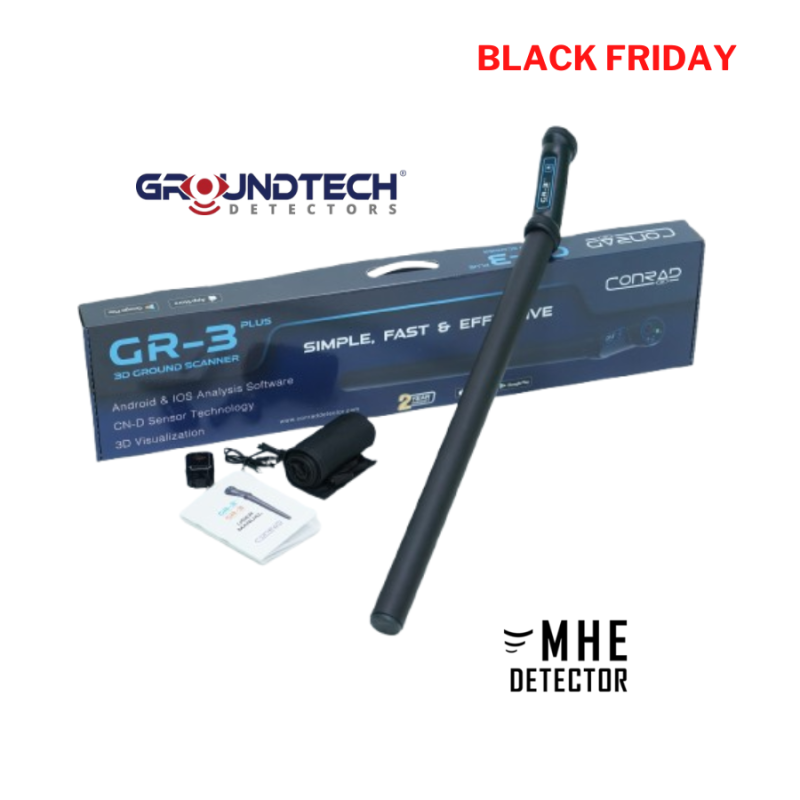 METAL DETECTOR CONRAD GR-3 PLUS- GROUNDTECH GEOSCANNER - Mhe Detector